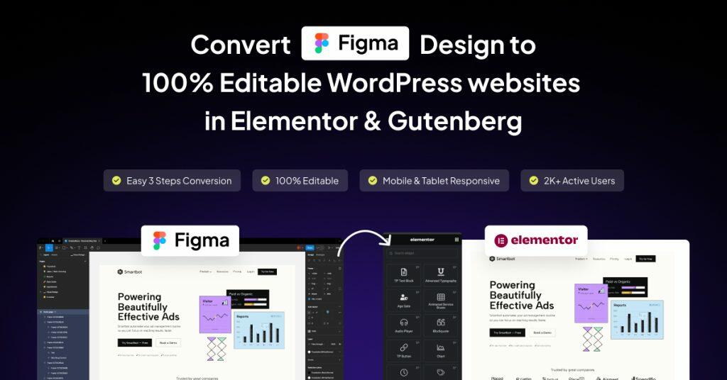 UiChemy – Convert Figma to WordPress (Elementor & Gutenberg)