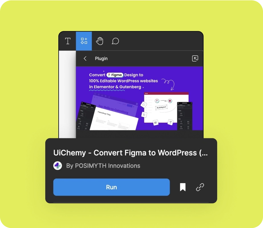 UiChemy – Convert Figma to WordPress (Elementor & Gutenberg)