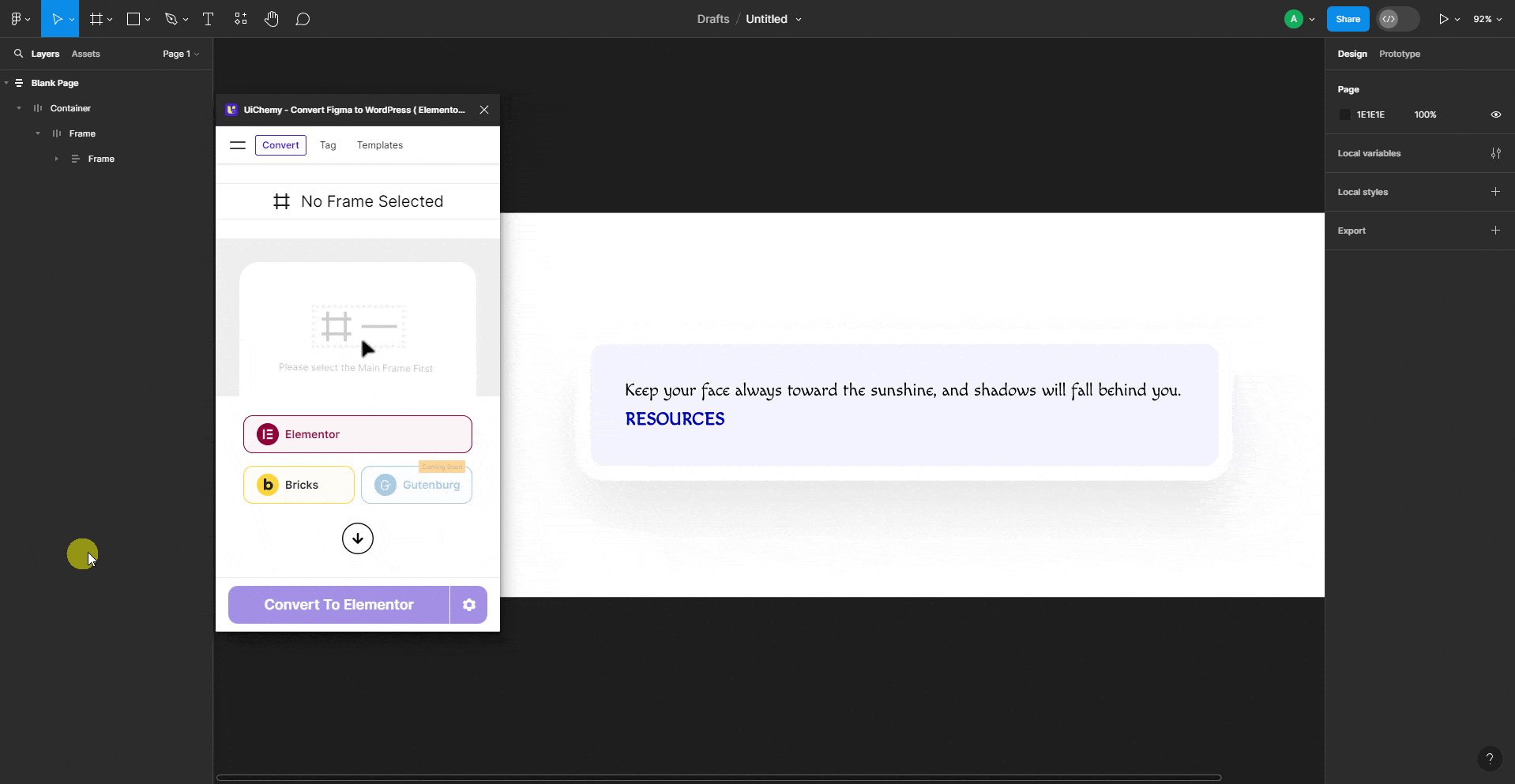 How to Tag The Post Navigation Widget for Figma to Elementor? - UiChemy