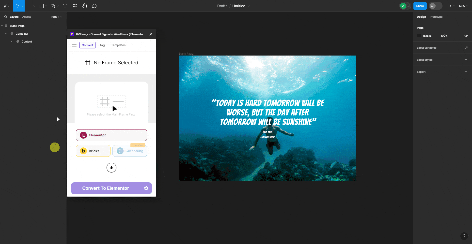 How to Tag The TP Blockquote Widget for Figma to Elementor? - UiChemy