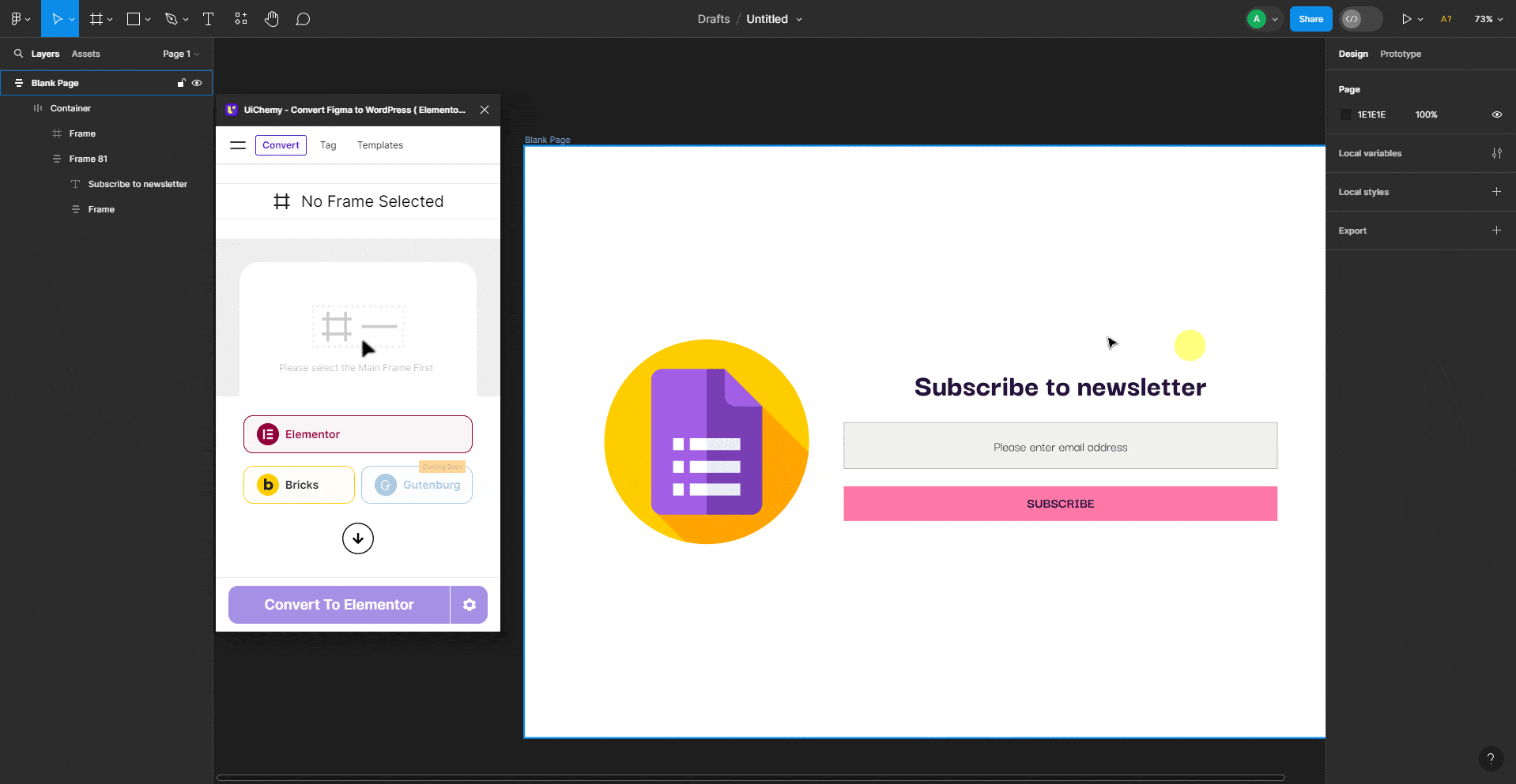 How to Tag The TP MailChimp Widget for Figma to Elementor? - UiChemy